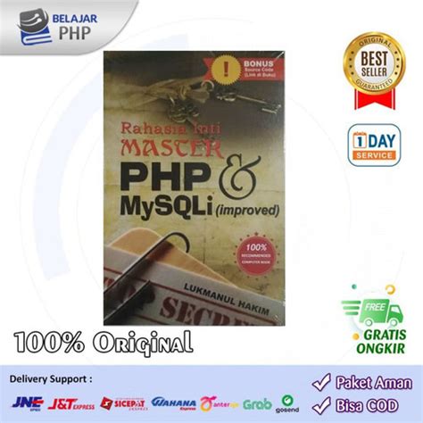 jual belajar php rahasia inti master php dan mysqli improved kab