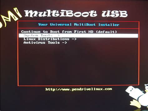 Linux Multiboot USB Stick Erstellen Helle S Portfolio Server Und Client Howtos