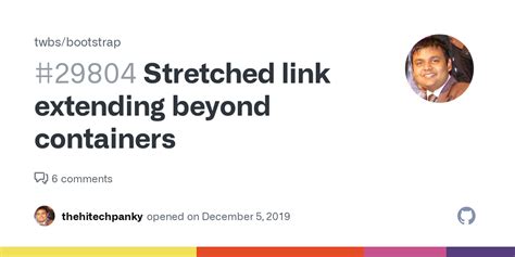 Stretched Link Extending Beyond Containers · Issue 29804 · Twbsbootstrap · Github