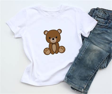 Teddy Bear Svg Brown Bear Svg Circut Cut Files Silhouette Etsy México