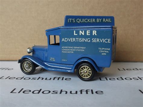 Lp013 Code 3 Model A Ford Van Lner Advertising Service Its Quicker By Rail Clearance