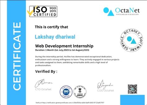 Connections Givemycertificate Community Octanetinternship