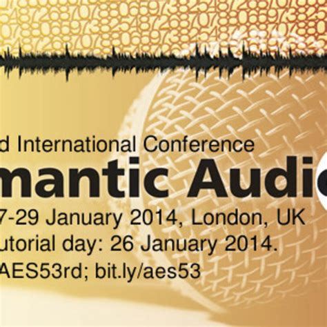 Tarsosdsp Paper And Presentation At Aes 53rd International Conference