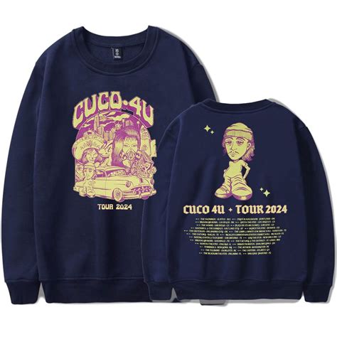 Cuco 2024 4u Tour Dates Merch Crewneck Sweatshirts Cosplay Women Men