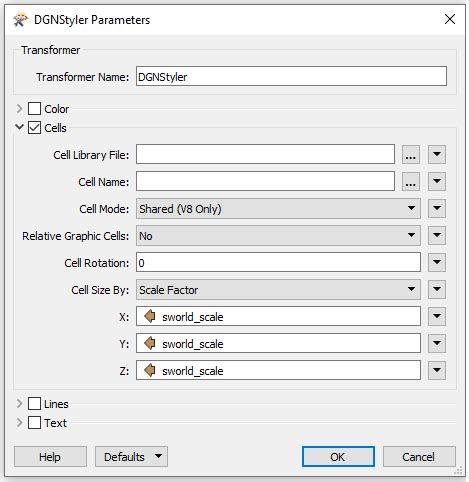 I Am Translating Point Geometries From Smallworld To Cells In MicroStation I Need To Be Able To