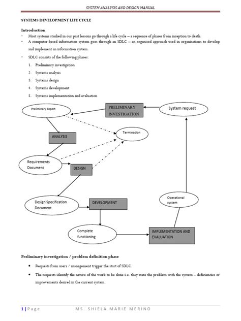 Lecture Systems Development Life Cycle Pdf Usability Databases