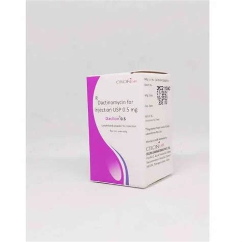 Dacilon Dactinomycin 0 5 Mg Injection At ₹ 365 Vial Omkar Nagar Nagpur Id 24969020730