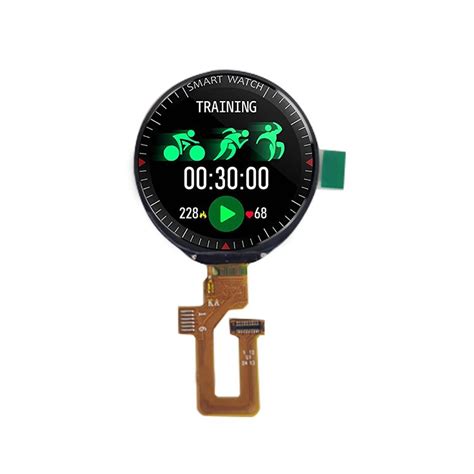 1 52inch Circular Round Ips Tft Lcd Display 360 360 Qspi Interface Lcd Screen Smart Tft Lcd