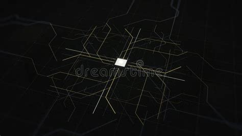 Artificial Intelligence Computer Technology Concept Animation