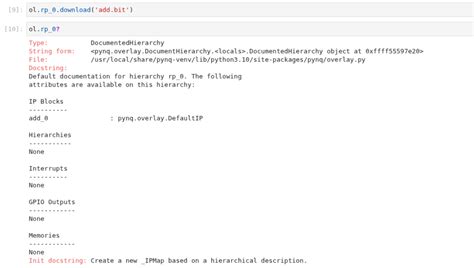 Error After Download Partial Bitstream Support Pynq