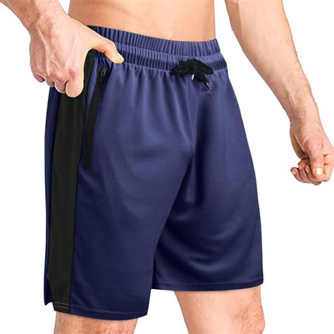 Xqxcl Mens Quick Dry Mesh Running Shorts Lightweight Gym Athletic Workout Shorts Active Sports