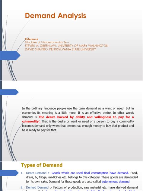 C5 C6 And C7 Demand Analysis And Elasticity Pdf