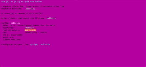 Cant Attach Solidity Lsp For Sol Files In Neovim Rneovim