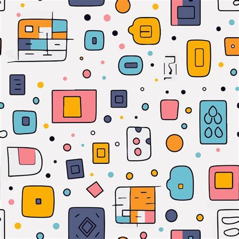 Premium Vector Geometric Abstract Seamless Pattern Vector