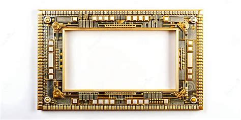 Ai Driven Algorithmic Border Frame Concept As A Minimalistic Border Frame With Algorithmic