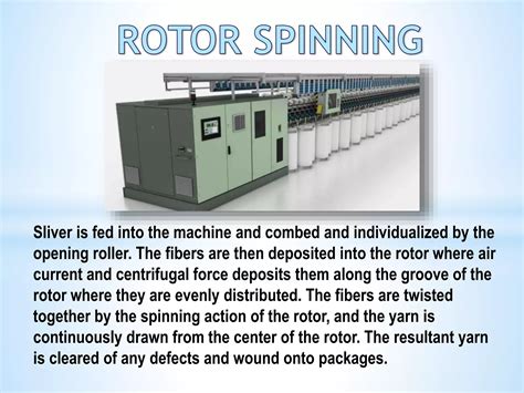 Process Flowchart Of Rotor Spinning Pptx