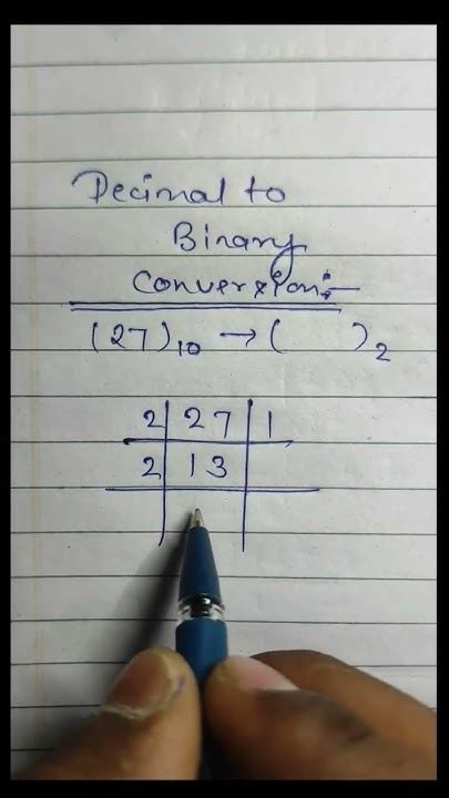 Decimal To Binary Code Conversation👍👍 Reasoning Maths Binary Shorts Viral Youtube