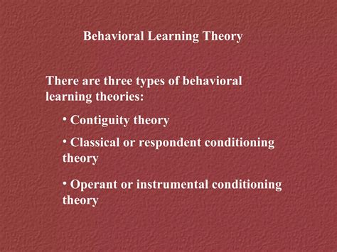 Classical Conditioning Ppt