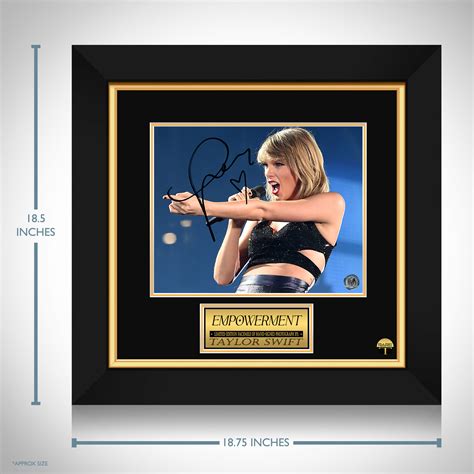 Taylor Swift Photo Limited Signature Edition Custom Frame Rare T