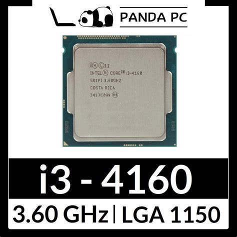 Jual Processor Intel Core I3 4160 Tray Socket 1150 Gen 4 Haswell Shopee Indonesia
