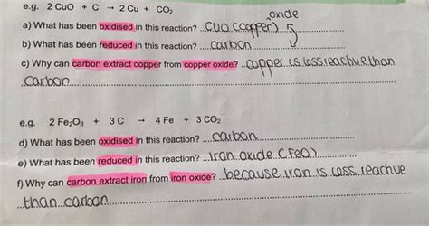 Oxidation And Reduction Flashcards Quizlet