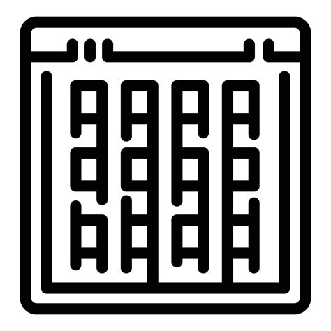 Coding Programming Script Icon Outline Vector Test Version Code