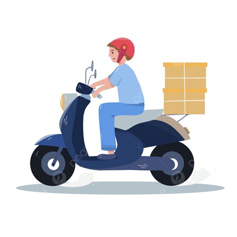 익스프레스 배달 도어 택배 일러스트 그림 빠른 배송 배달 택배 배송 Png 일러스트 및 Psd 이미지 무료 다운로드 Pngtree