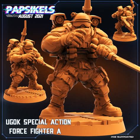 3d Printable Ugoks August 2021 Full Release By Papsikels Miniatures