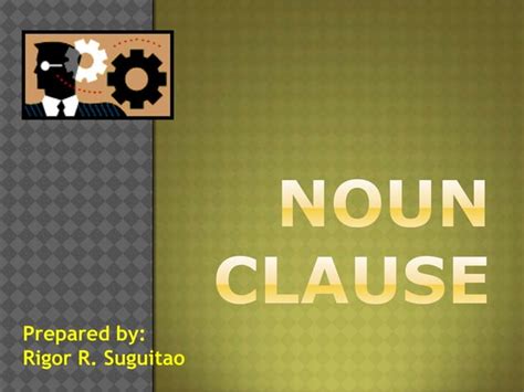 Noun Clause Functions Pptx
