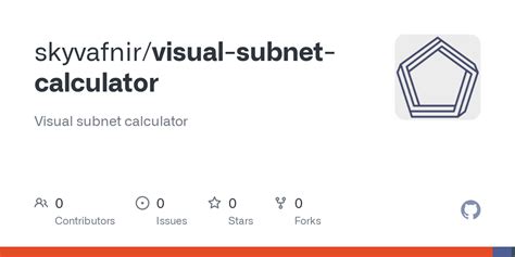 Github Skyvafnirvisual Subnet Calculator Visual Subnet Calculator