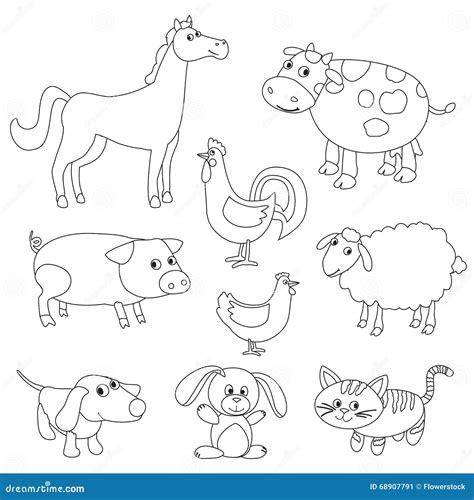 Black And White Coloring Animals