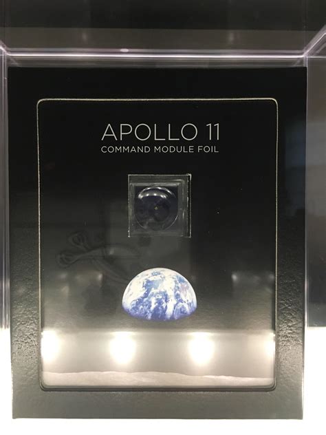 My Sliver Of The Apollo 11 Command Module Foil Arrived This Past Weekend R Nasa