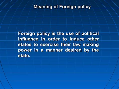 7 Foreign Policy Process 1 Ppt