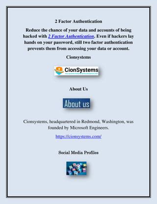 Factor Authentication Pdf