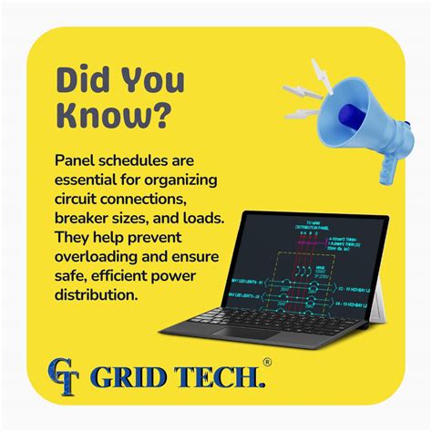 Grid Tech 🔧 Did You Know Panel Schedules Arent Just