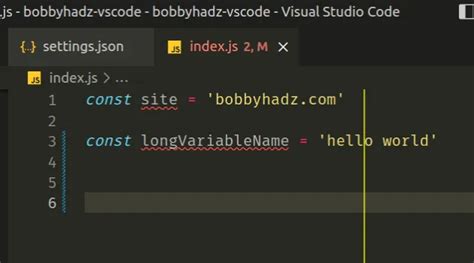 How To Customize Vertical Rulers In Visual Studio Code Bobbyhadz