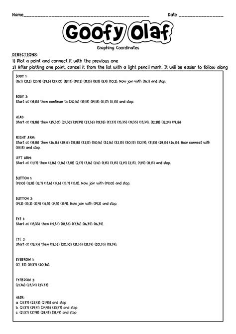 17 Coordinate Plane Worksheets Spongebob Artofit
