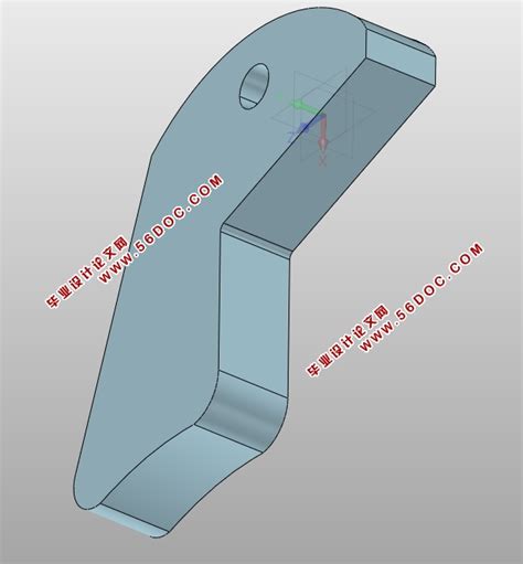 厚板料冲小孔 钩钉块 冲压模具设计及有限元分析 含cad零件装配图 Proe三维 模具 56设计资料网