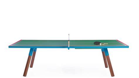 A Ping Pong Enthusiasts Dream Dining Table Architectural Digest