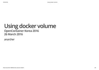 Docker Volume PDF