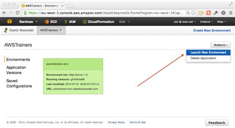 using new t2 instances with an existing elastic beanstalk app aws