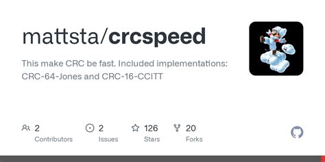 Github Mattstacrcspeed This Make Crc Be Fast Included Implementations Crc 64 Jones And Crc