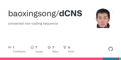 Github Baoxingsong Dcns Conserved Non Coding Sequence