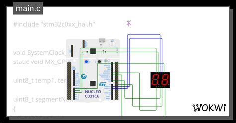 St Nucleo Ss Two 7 Segments Wokwi Esp32 Stm32 Arduino Simulator