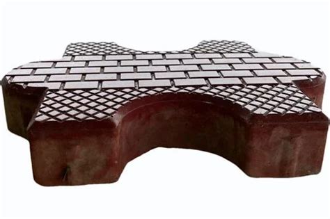 Red Oxford Interlocking Concrete Paver Block Thickness 60 Mm At ₹ 18 Piece In Midnapore