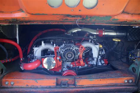 Subaru Engine In A 1966 Splitscreen Type 2 Vw Camper Volkswagen Type