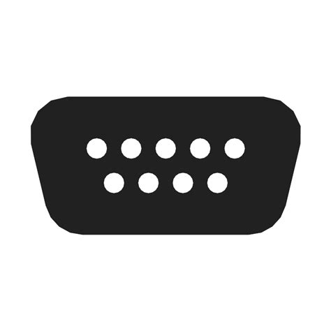 Serial Port Vector Svg Icon Svg Repo