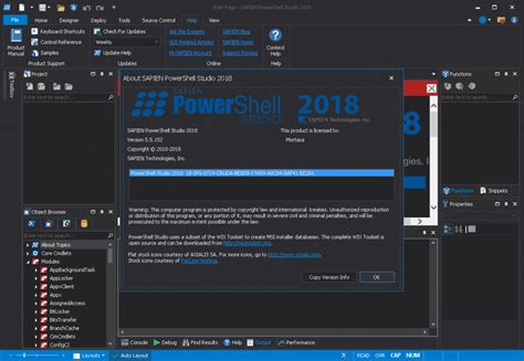 Sapien Powershell Studio Custom Menu Decomain