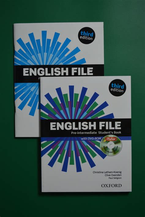English File Pre Intermediate 3rd Edition Комплект Учебник Рабочая Тетрадь Cd Dvd
