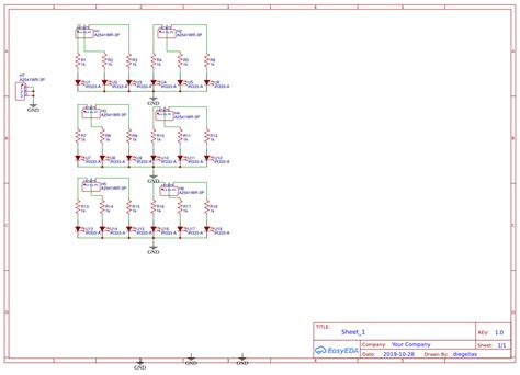 Proyecto EEB Matriz EasyEDA Open Source Hardware Lab